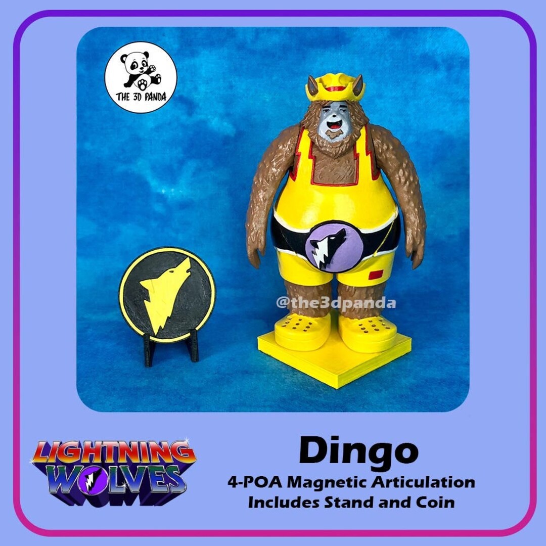 Lightning Wolves - Dingo - 3.75" Action Figure - Etsy