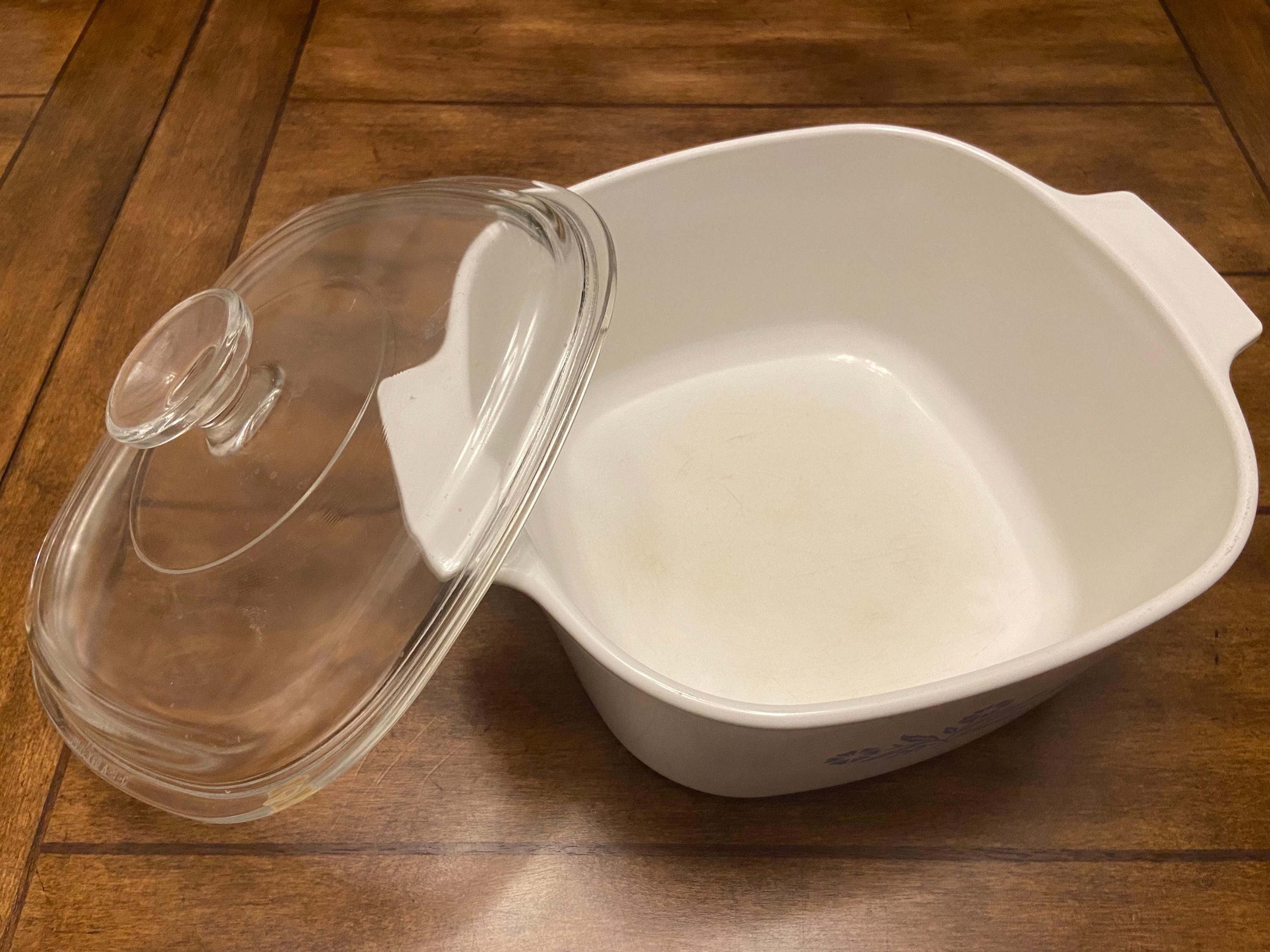 Corning Ware Cornflower Baking Dish With Lid - Etsy