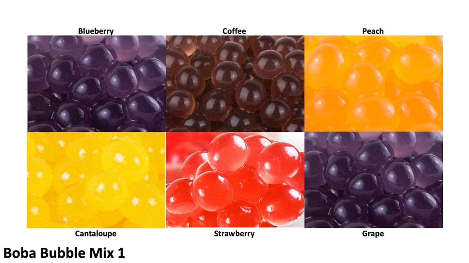 6 X 120ml / 120g Bubble Tea Popping Boba Bursting Bubbles - Etsy UK