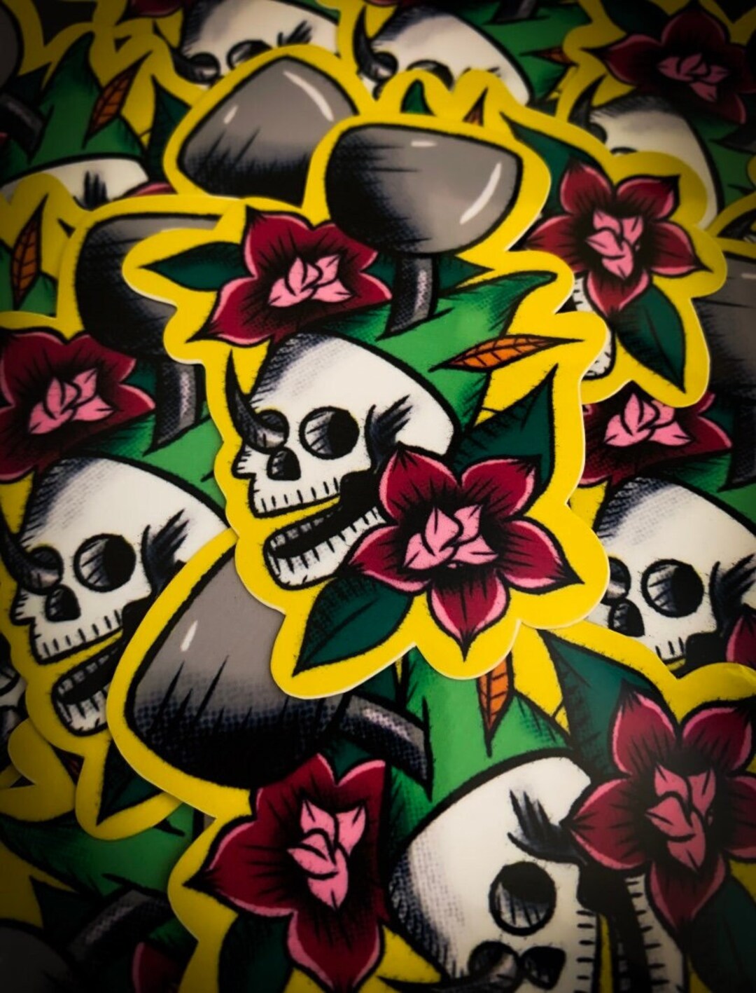 Peter Pan Skull Sticker - Etsy