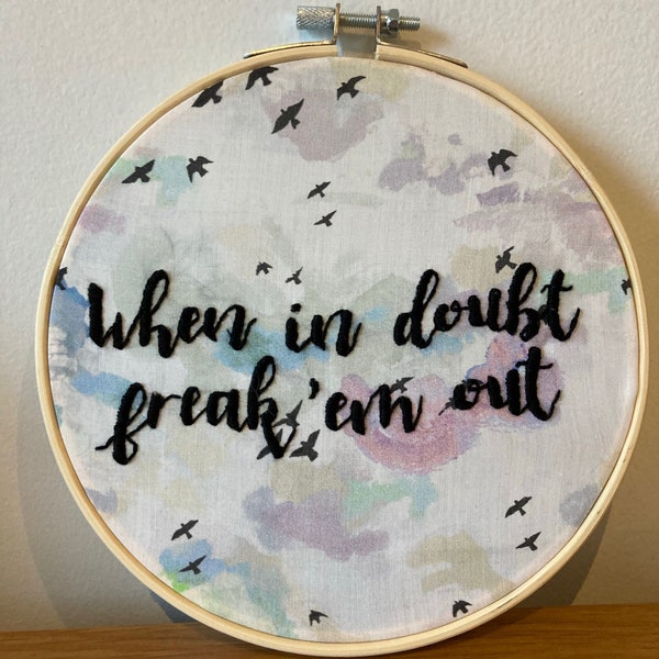 Embroidered Quotes - Etsy
