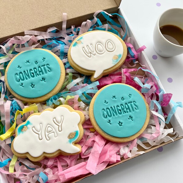 Personalised Biscuit Congratulations - Etsy UK