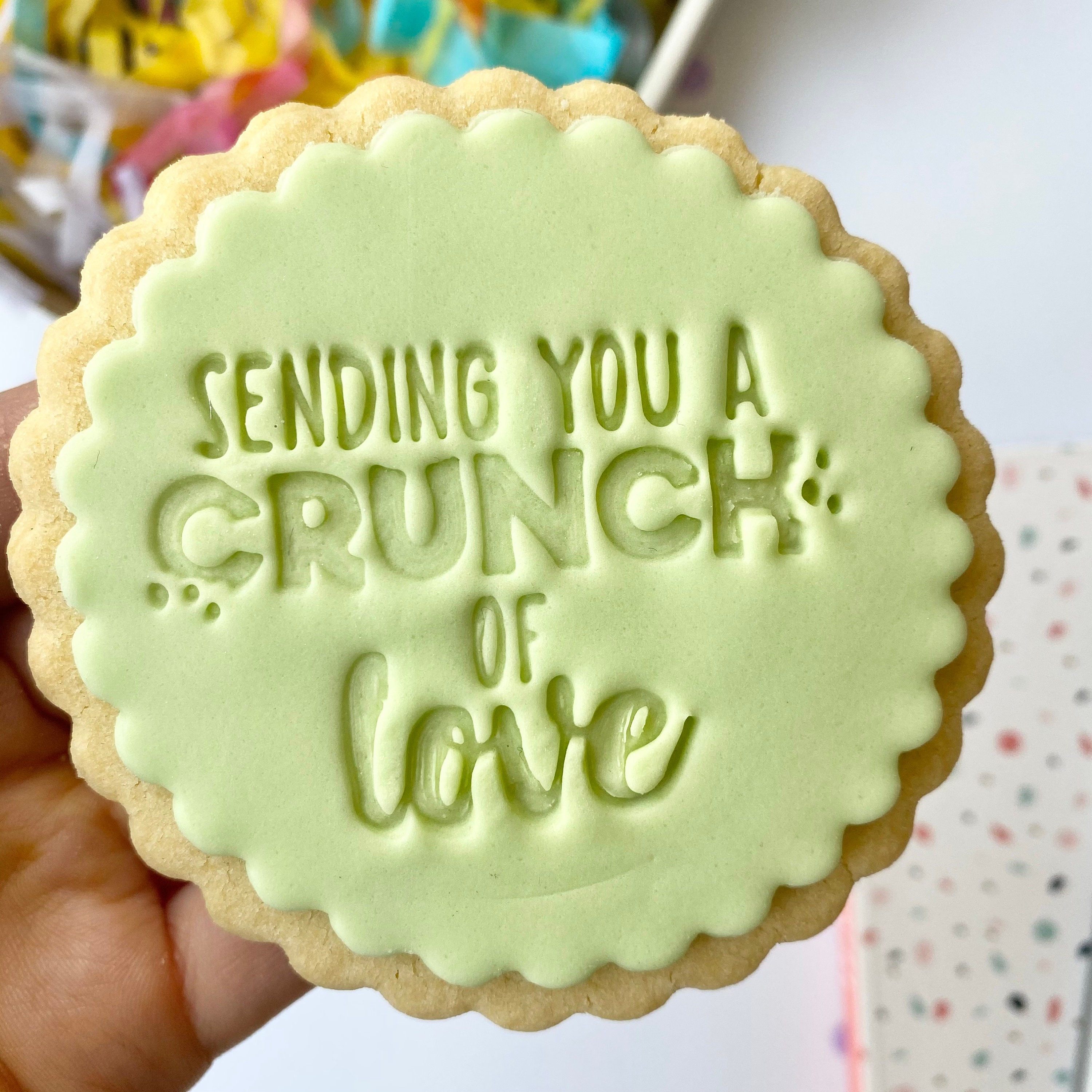 Greetings Card Edible Biscuit Birthday Gift Letterbox Gift - Etsy.de