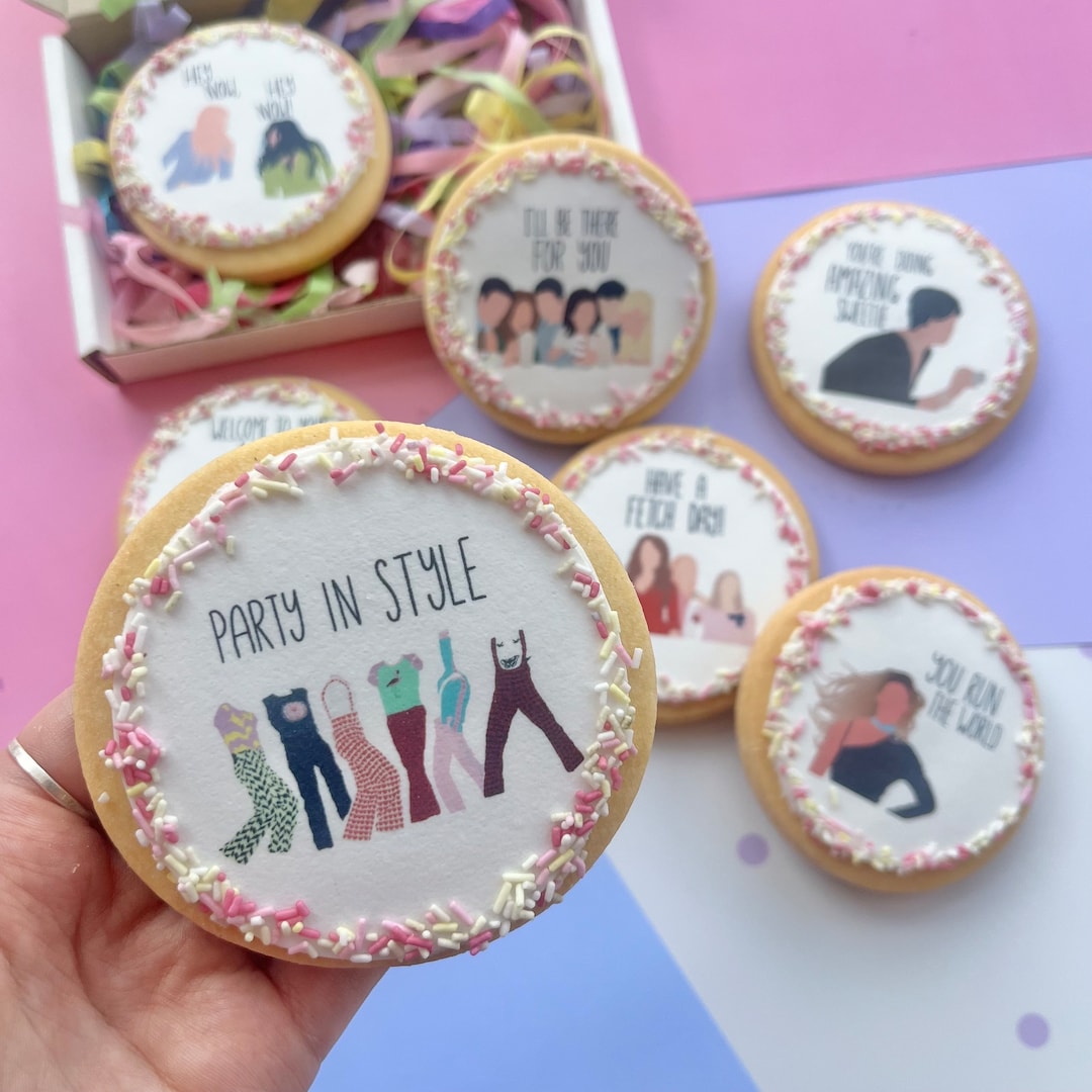 Celebrity Biscuit Card Gift | Character Unique Cookie | Letterbox ...
