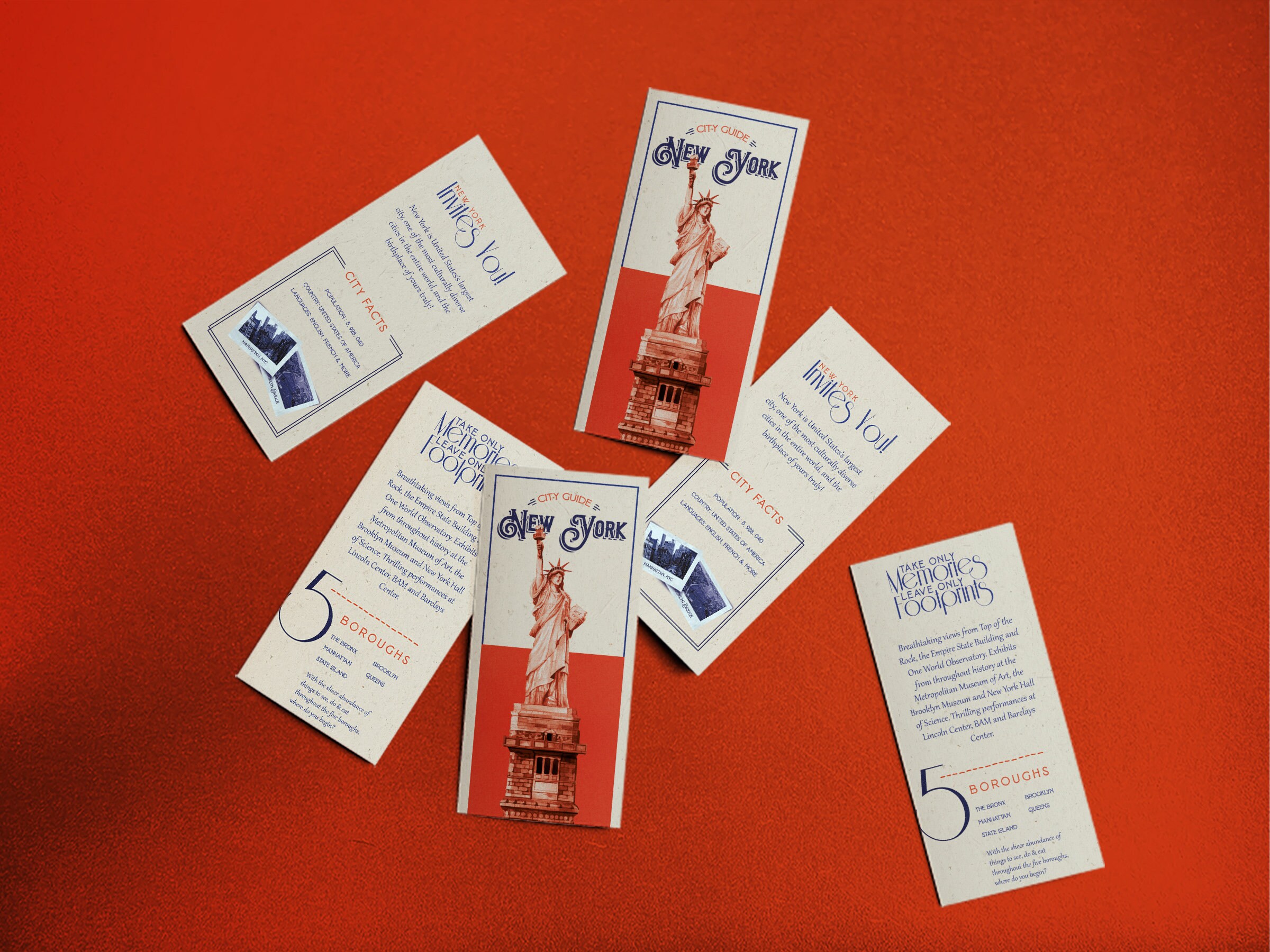 City Guide Vintage Trifold Brochure Template | Travel Guide Template ...