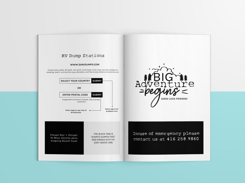 RV Rental Welcome Book Template RV Rental Manual Template - Etsy UK