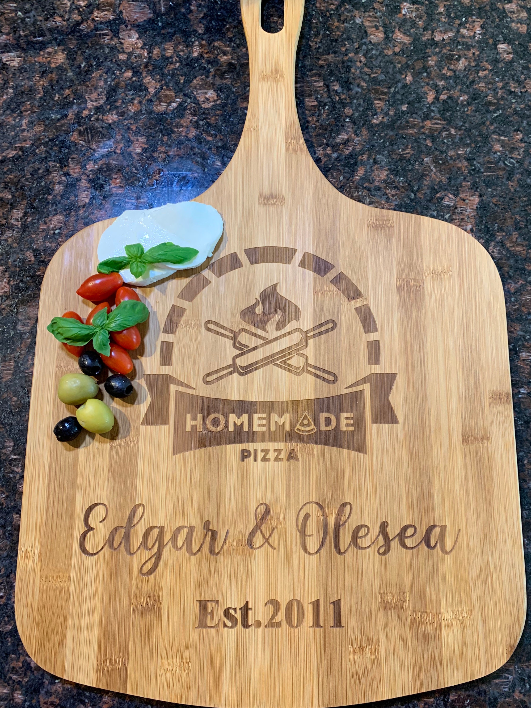 PERSONALIZED PIZZA Board,pizza Peel,wedding Gift,anniversary Gift,pizza ...