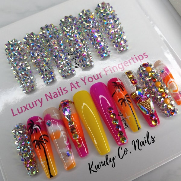 Bling Nails - Etsy