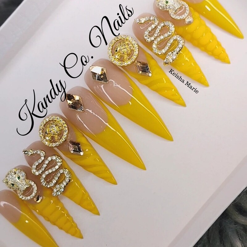 Fall Press on Nails - Etsy