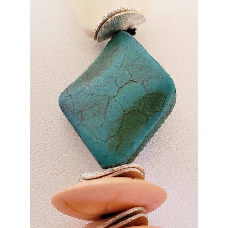 Uniquely Chic Bone and Horn Necklace Tribal Necklace Boho - Etsy