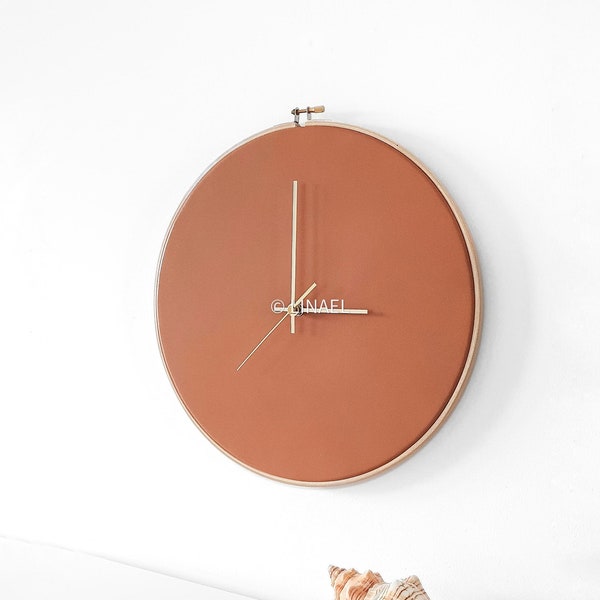 Terracotta Clock - Etsy