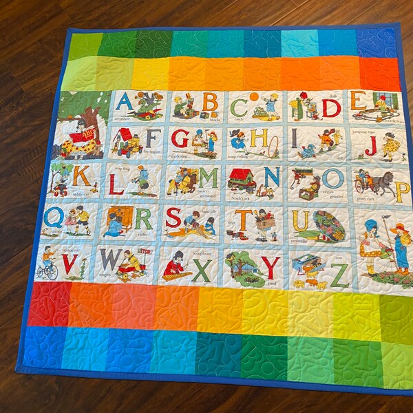 Alphabet Quilt - Etsy