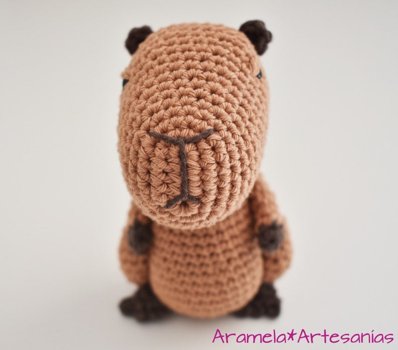 Capybara capybara Amigurumi Crochet Pattern - Etsy