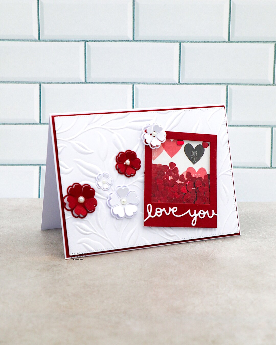 Shake Card Love Interactive Map With Shaking Elements Gift for Wedding ...