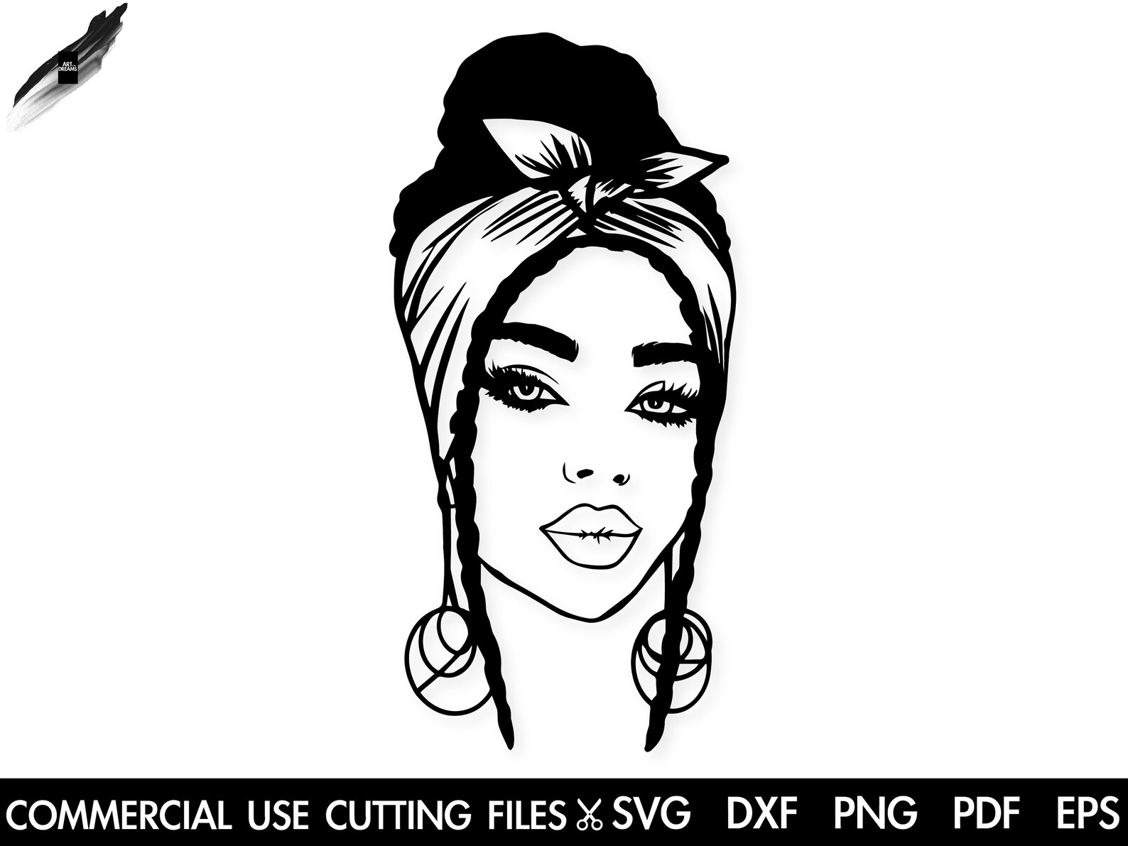 Black Woman SVG Afro SVG Woman With Braids Svg Afro Woman - Etsy