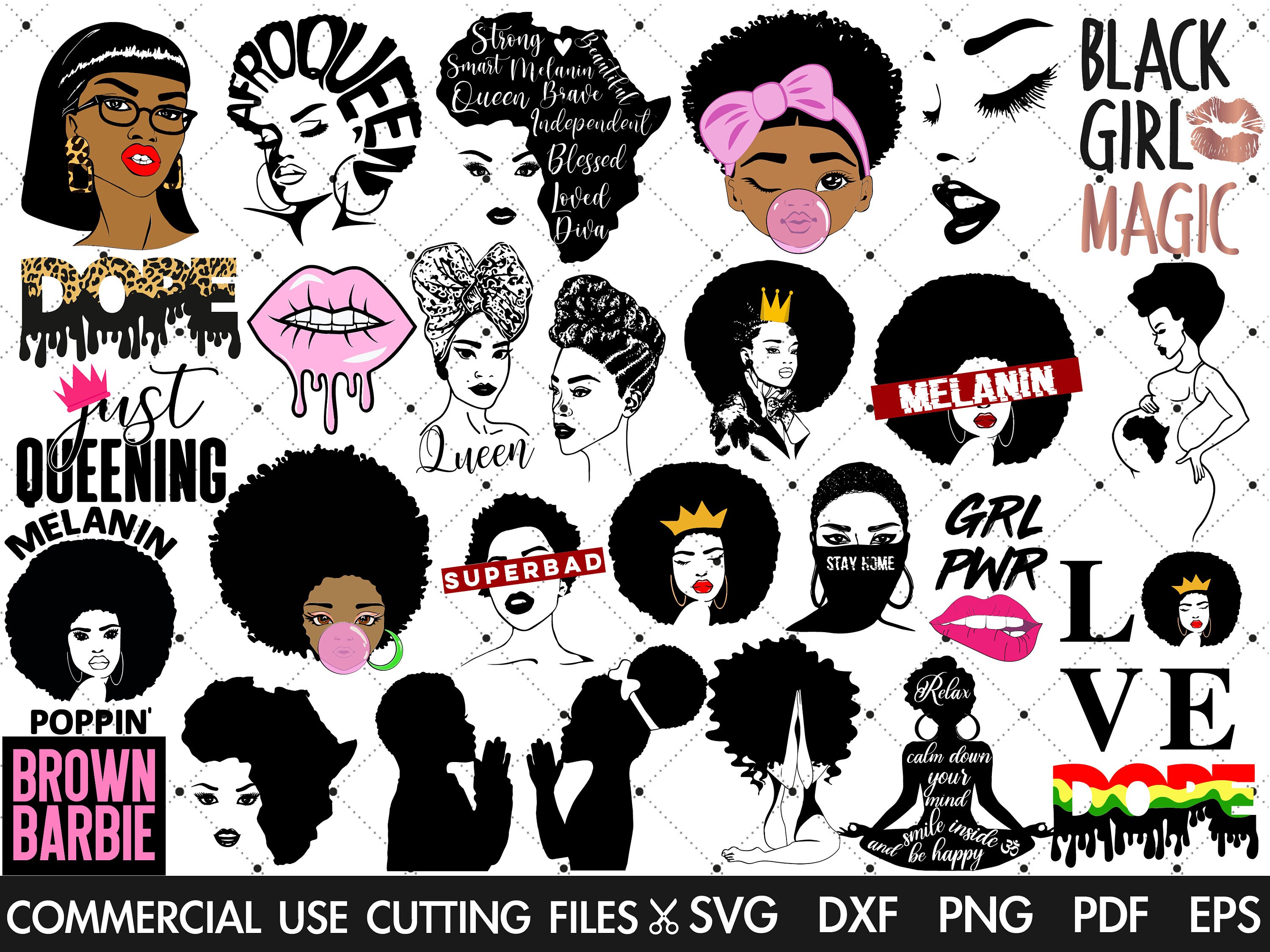 Drawing And Illustration Digital Freeish Svg I Am Black History Svg Black