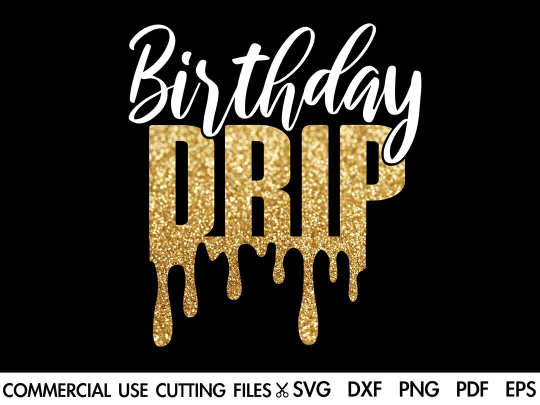Verjaardag Drip SVG Verjaardag Svg Verjaardag Prinses Svg - Etsy Nederland