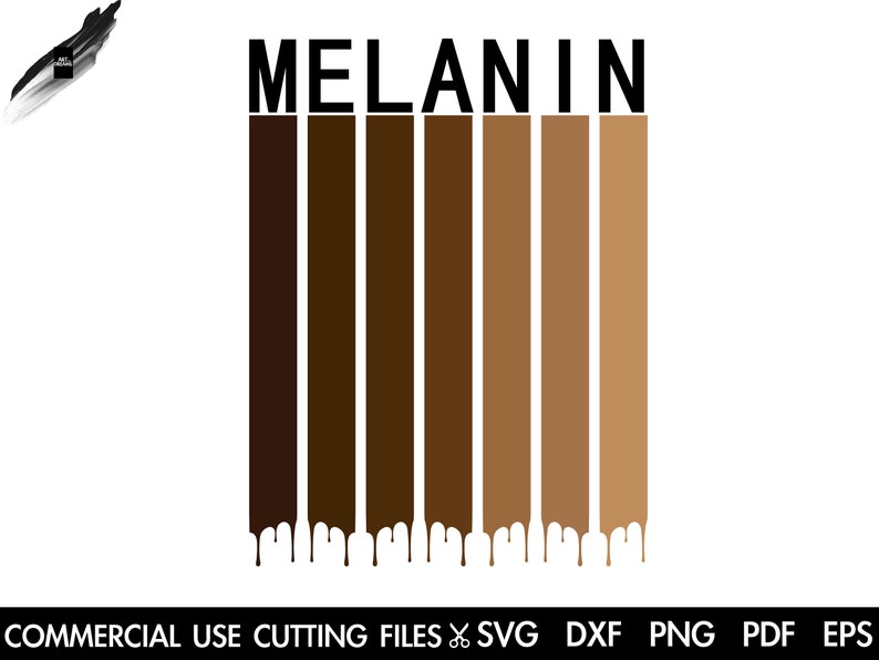 Melanin Drippin' SVG: Afro Queen, Black Girl Magic (digital Download ...