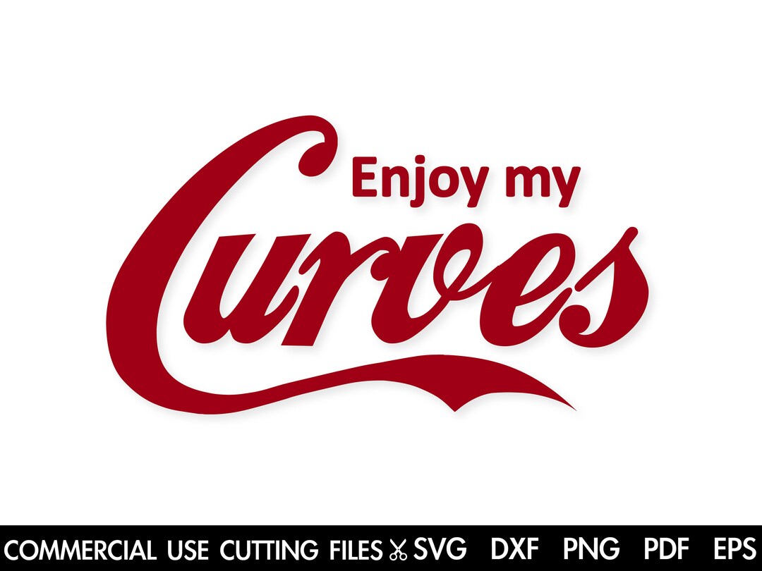 Enjoy My Curves SVG, Thick Girl SVG, Thick Thighs Svg, Afro SVG, Black ...