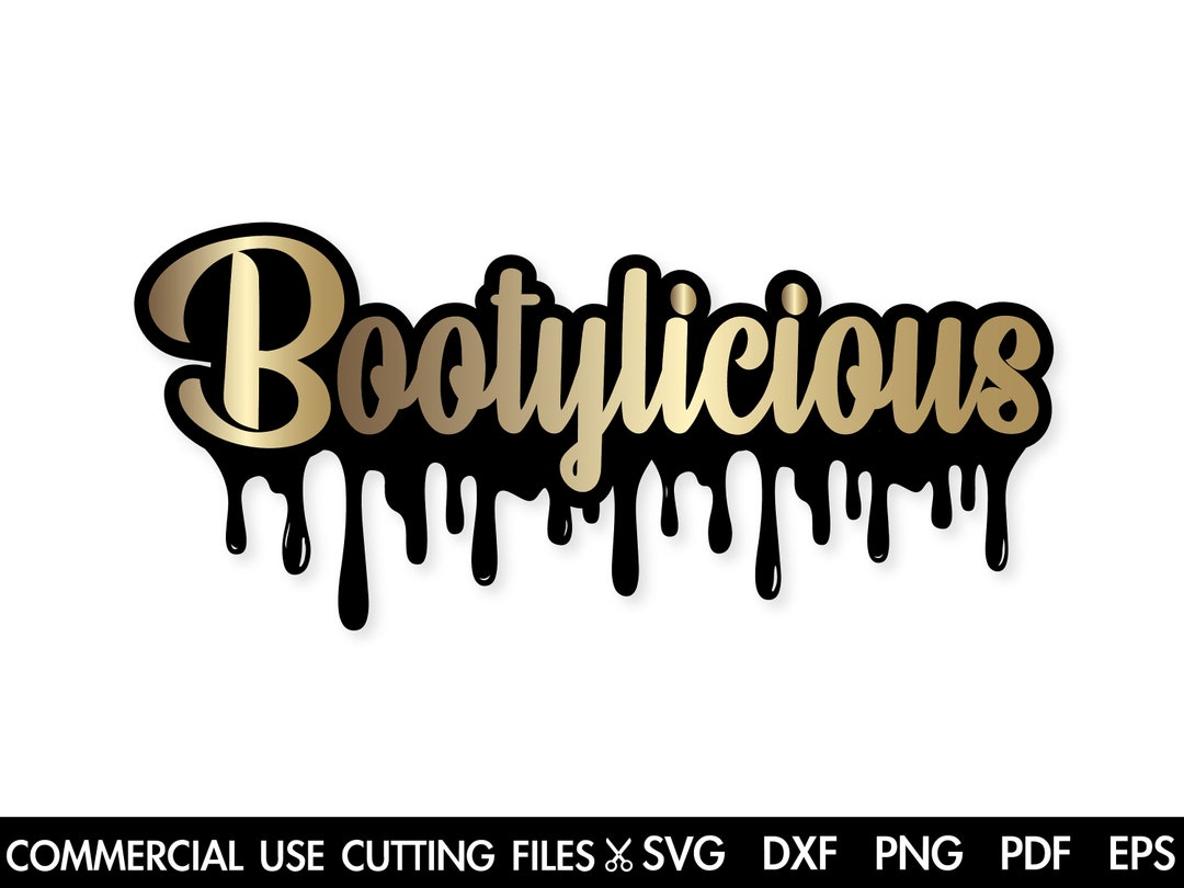 Bootylicious SVG: Funny Workout Shirt Decal Cut File (digital Download ...