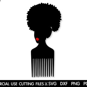 Afro Comb SVG, Afro Pick Svg, Natural Hair Svg, Afro Puff Svg, Afro Svg ...