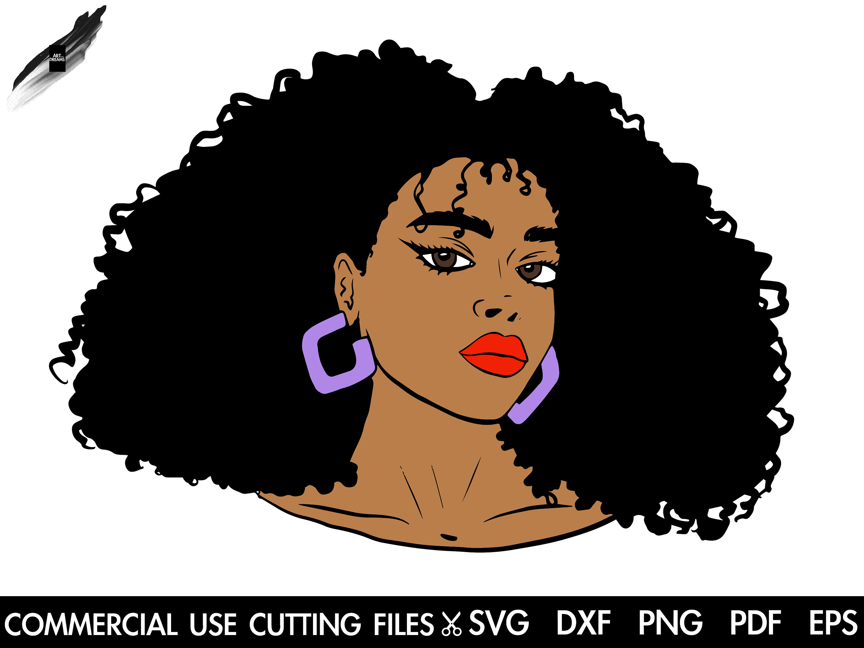 Woman Svg Afro Svg Black Woman Svg Afro Woman Svg Black Etsy
