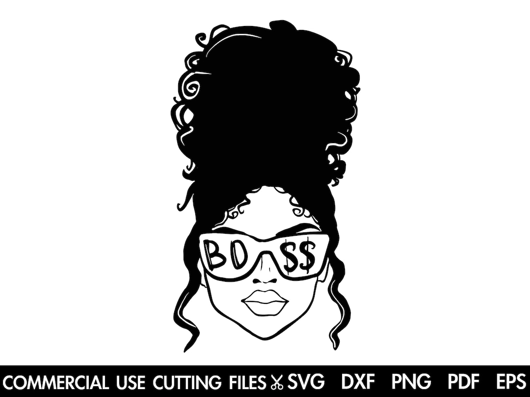 Girl Boss SVG, Woman Svg, Boss Lady Svg, Black Girl Magic, Black Woman ...