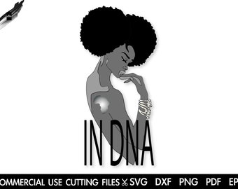 Afro Roots Queen Svg - Etsy