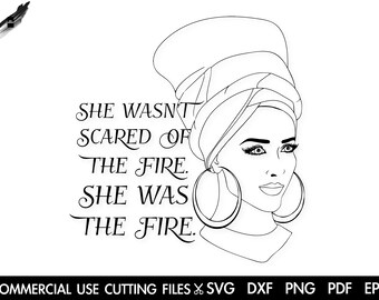 Scared Woman Svg - Etsy