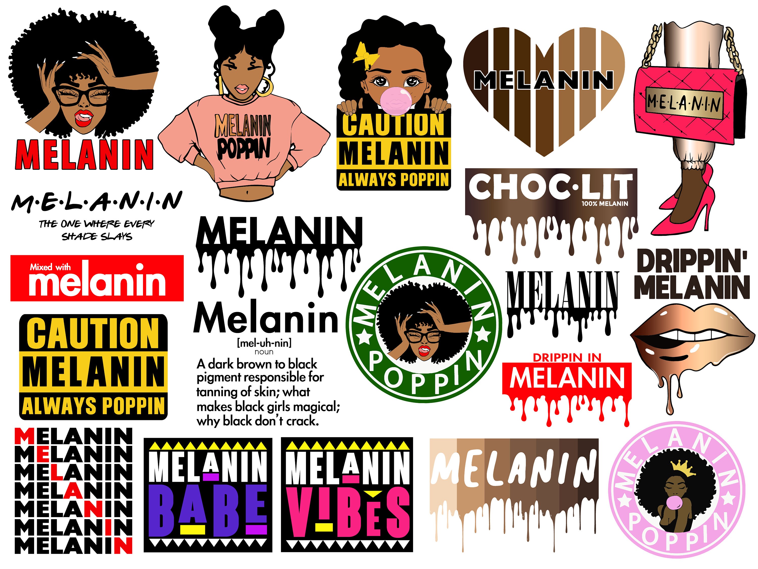 Digital Black History Svg Black Women Svg Svg Files For Cricut Melanin