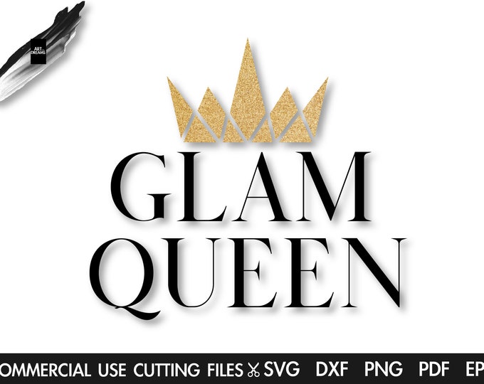 Beauty Queen SVG | Queen SVG | Beauty SVG | Makeup Design Svg | Makeup ...
