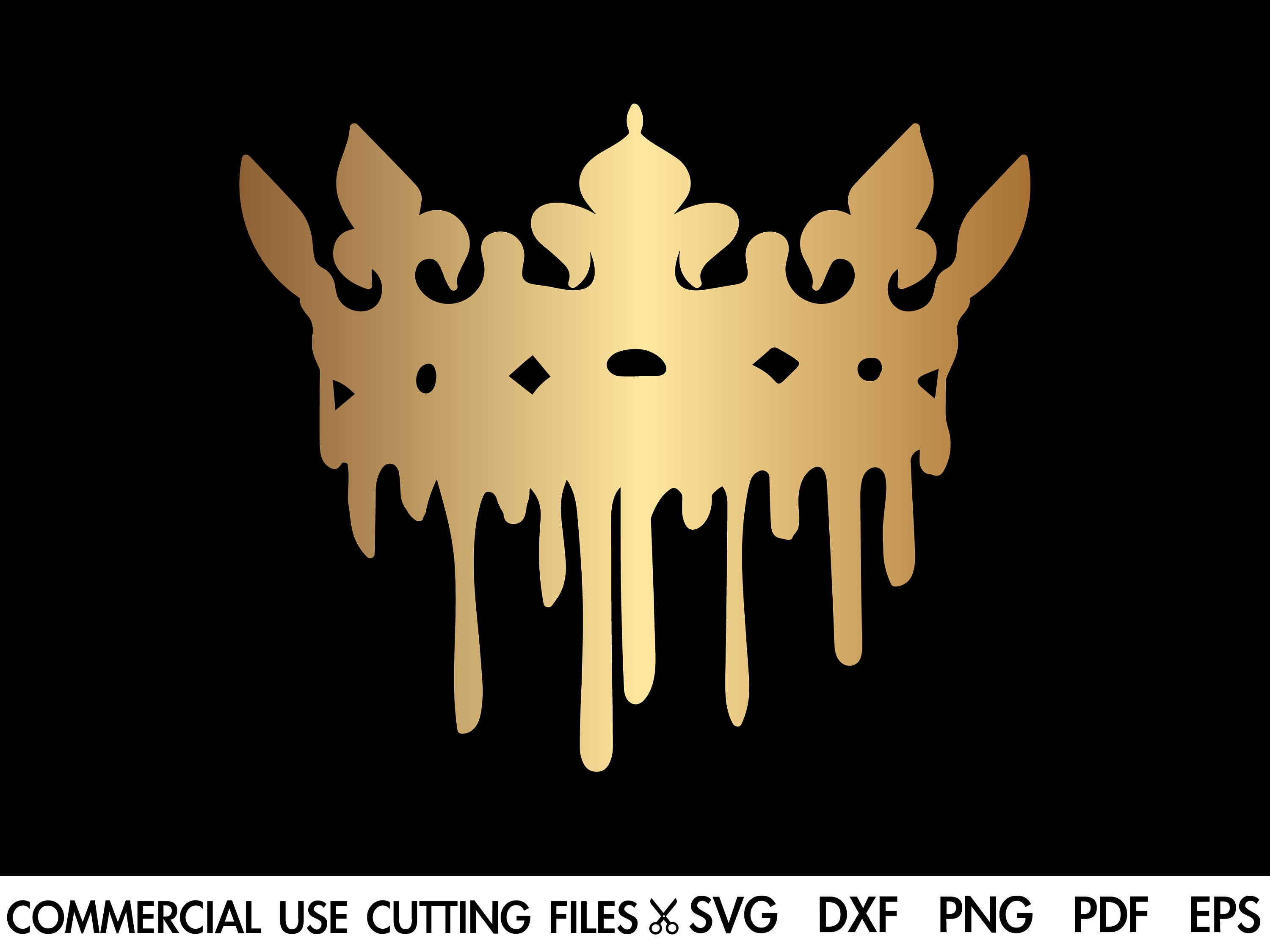 Crown SVG Drippin' Crown Svg Melanin Svg Afro Svg Dope - Etsy UK