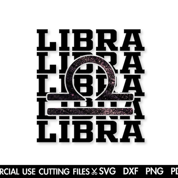 Libra Svg - Etsy