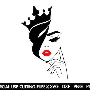 Beautiful Face Svg, Woman Svg, Girl Svg, Lady Svg, Afro Svg, Beautiful ...