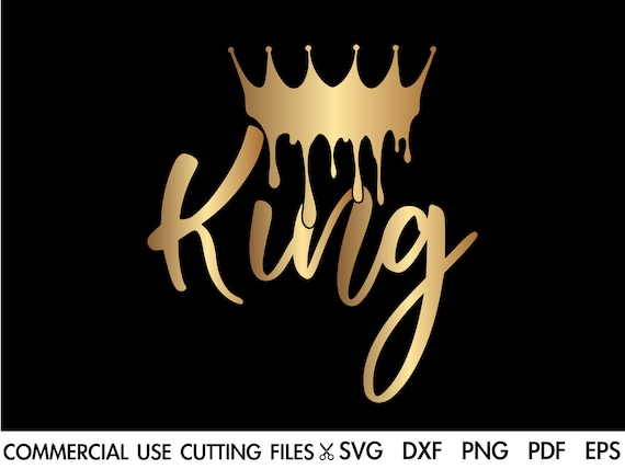King SVG King Drippin' Svg Dope Svg Black King Svg | Etsy