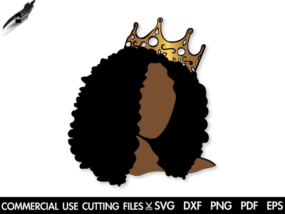 Black Queen SVG, Queen Svg, Afro Queen Svg, Black Queen Crown Svg ...