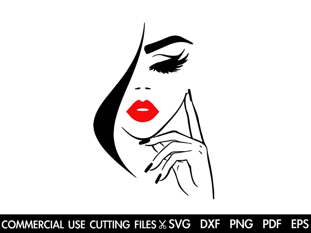 Beautiful Face Svg, Woman Svg, Girl Svg, Lady Svg, Afro Svg, Beautiful ...