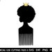 Afro Comb SVG, Afro Pick Svg, Natural Hair Svg, Afro Puff Svg, Afro Svg ...