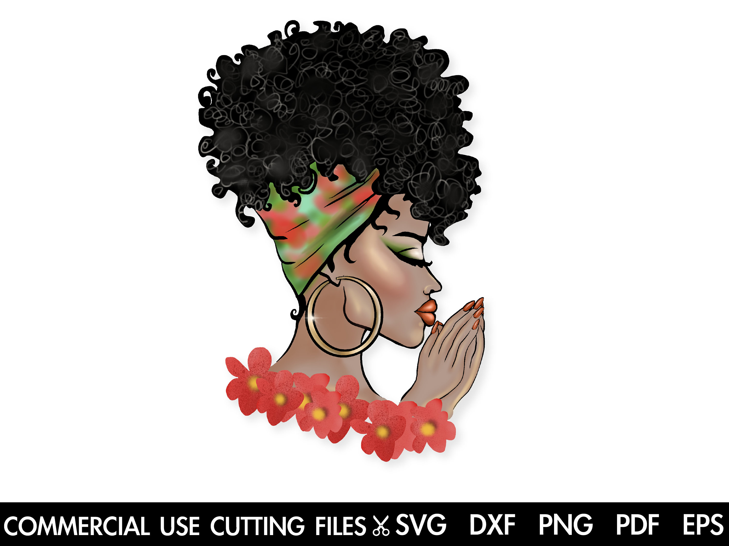 Praying Black Woman PNG Afro PNG Black Girl Praying Afro - Etsy Australia