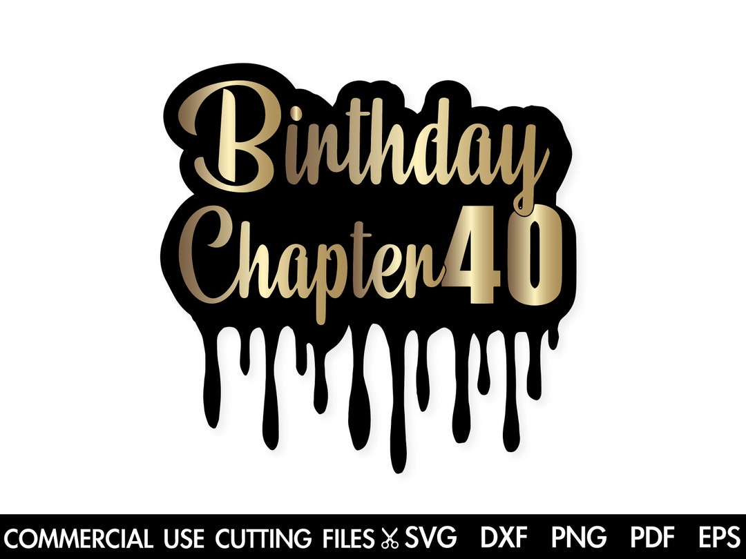 Birthday Chapter 40 SVG, Birthday Princess SVG, Birthday Queen Svg, 40 ...