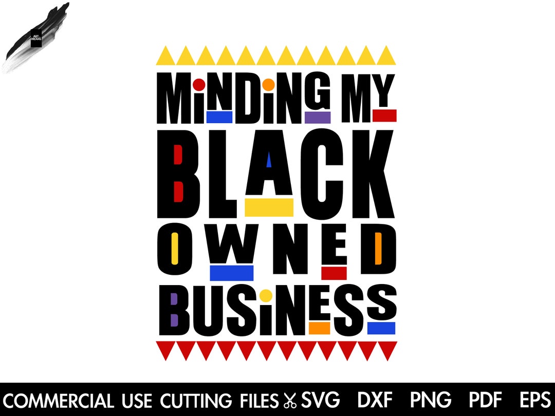 Black Owned Business SVG: Black Pride Design (digital Download) - Etsy