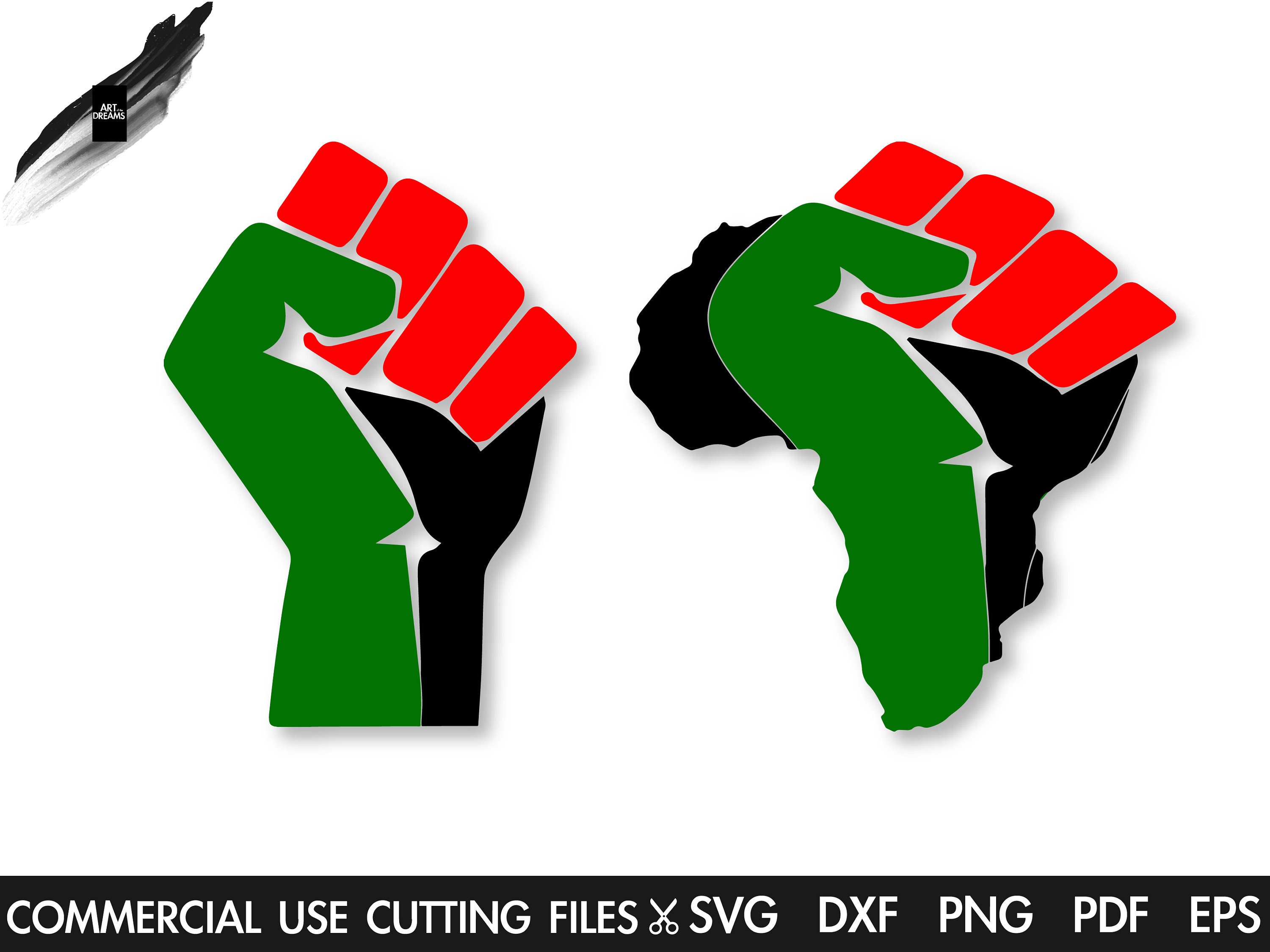 Fist Africa SVG Fist Svg Afro Svg Black Power Fist Svg - Etsy