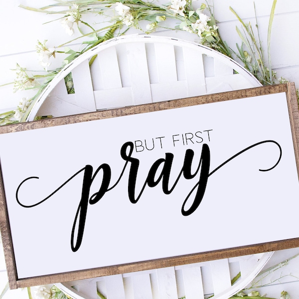 Pray First - Etsy