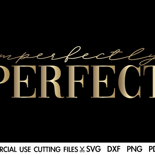 Perfectly Imperfect SVG Christian Svg Religious Svg Momlife - Etsy