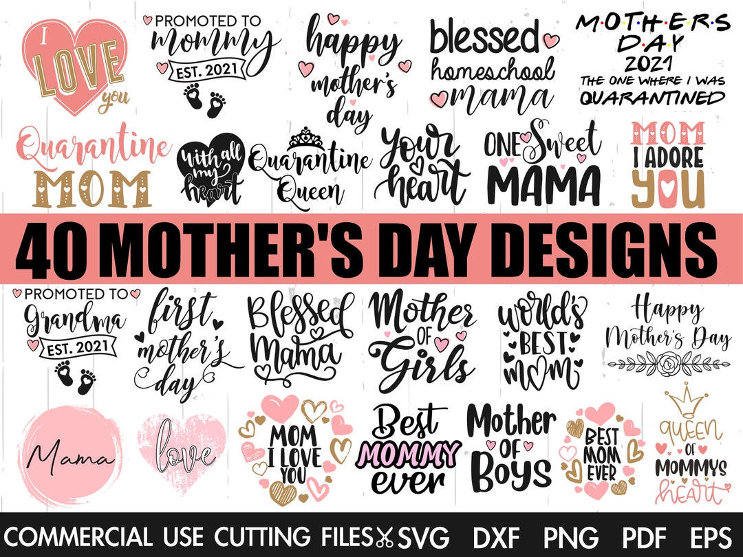 Mother's Day Bundle SVG, Mom, Mama Svg, Homeschool Mom Svg, Quarantine ...