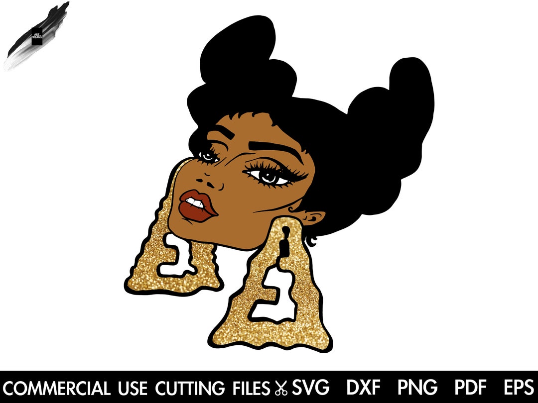 Black Girl SVG, Natural Hair Svg, Black Woman SVG, Black History Month ...