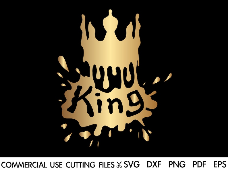 King SVG King Drippin' Svg Dope Svg Black King Svg - Etsy
