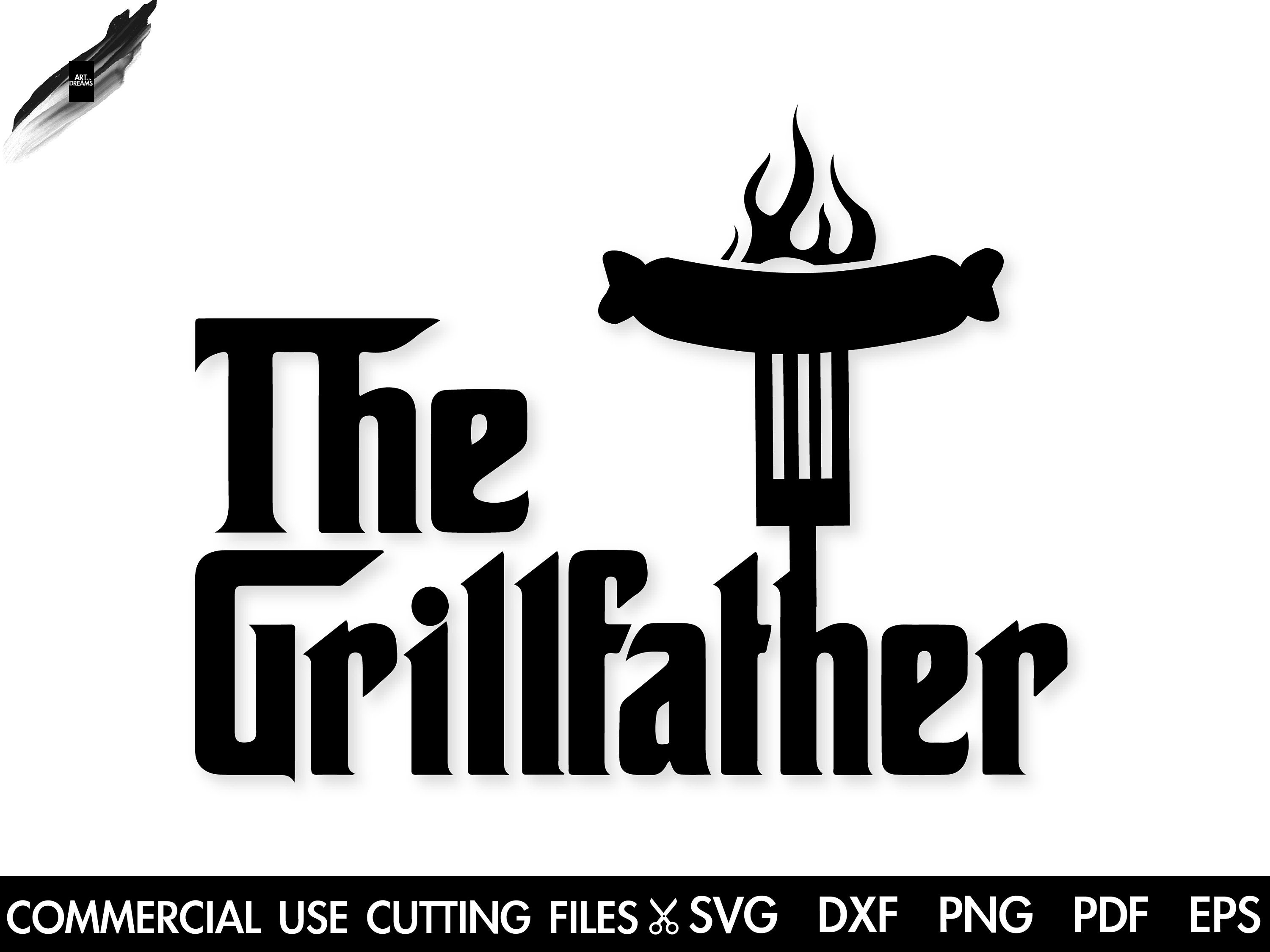 The Grillfather SVG Father's Day SVG Father Svg Dad - Etsy