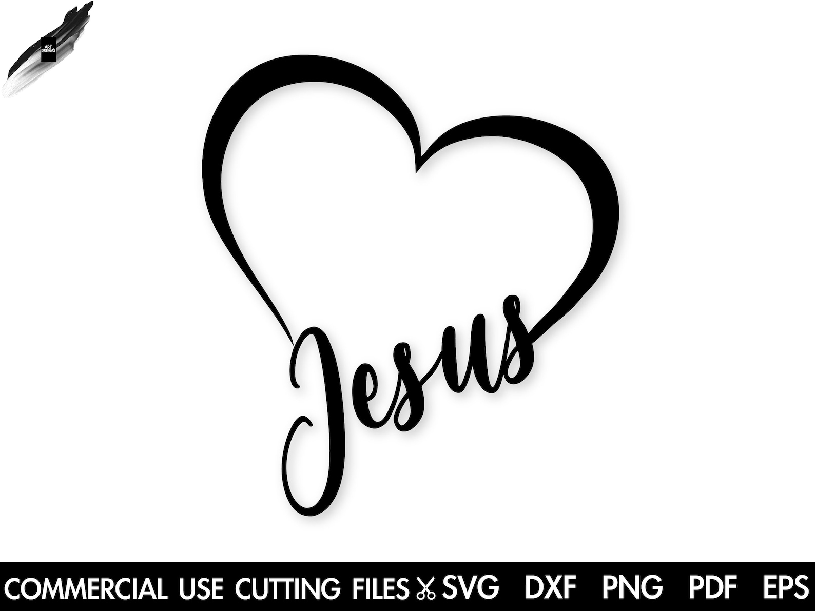 Jesus Heart SVG Jesus SVG the Lord Svg God Svg Heart Svg - Etsy
