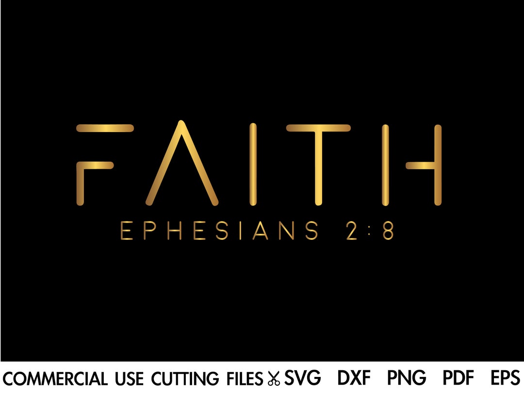Faith Ephesians Svg, Faith Over Fear SVG, Blessed Svg, Jesus Svg ...